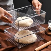 China Factory Wholesale Food-Grade Sealed Dough Proofing Multi-Purpose Refrigerator Bread Storage Box for Home Kitchen for sale