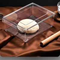 China Factory Wholesale Food-Grade Sealed Dough Proofing Multi-Purpose Refrigerator Bread Storage Box for Home Kitchen for sale