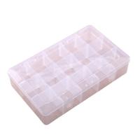 China High Quality Hot-Selling Compartments Removable Portable Transparent Plastic Storage Box for Jewelry Jewelry for sale