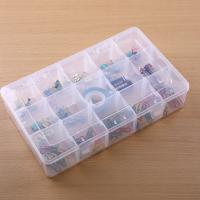 China High Quality Hot-Selling Compartments Removable Portable Transparent Plastic Storage Box for Jewelry Jewelry for sale