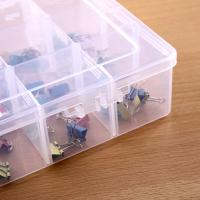 China High Quality Hot-Selling Compartments Removable Portable Transparent Plastic Storage Box for Jewelry Jewelry for sale