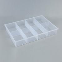 China High Quality Wholesale No Lid Design Easy Access Classifiable Durable Transparent Plastic Storage Box for Jewelry for sale