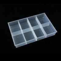 China High Quality Wholesale No Lid Design Easy Access Classifiable Durable Transparent Plastic Storage Box for Jewelry for sale