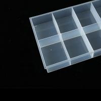 China High Quality Wholesale No Lid Design Easy Access Classifiable Durable Transparent Plastic Storage Box for Jewelry for sale