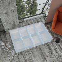 China High Quality Wholesale No Lid Design Easy Access Classifiable Durable Transparent Plastic Storage Box for Jewelry for sale