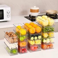 China Factory Wholesale Large Capacity Sealed Fresh-Keeping Wear-Resistant Easy Clean Plastic Fresh-Keeping Box for Kitchen Storage for sale