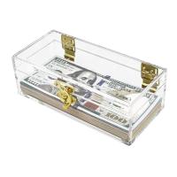 China Customizable Multifunctional Piggy Bank with Metal Lock Multifunctional Piggy Bank with Metal Lock Gold Coin Chest for sale