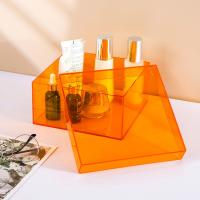 China Factory Wholesale Transparent Customizable Multi-color Acrylic Square Storage Box for Sundries for sale
