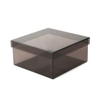 China Factory Wholesale Transparent Customizable Multi-color Acrylic Square Storage Box for Sundries for sale