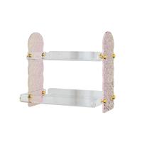 China Colorful Acrylic Cup Holder 2 Shelf Living Room Products Storage Perfume Cosmetics Multi-Layer Display Storage  Display Racks for sale