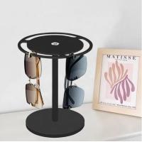 China Custom Rotating Desktop Storage Rack Transparent Acrylic Sunglasses Display Rack for Bathroom or Living Room Use for sale