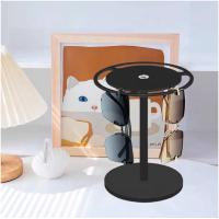 China Custom Rotating Desktop Storage Rack Transparent Acrylic Sunglasses Display Rack for Bathroom or Living Room Use for sale