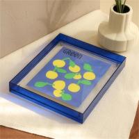 China Factory Custom Double Sided Transparent Silk Scarf Displaying Artwork Certificate Exhibition Acrylic Picture Frame for sale