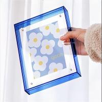 China Factory Custom Double Sided Transparent Silk Scarf Displaying Artwork Certificate Exhibition Acrylic Picture Frame for sale