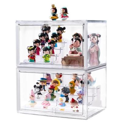 China Custom Household Perfume Cosmetic Storage Box Transparent Display Shelf Desktop Skin Care Product Storage Box for sale