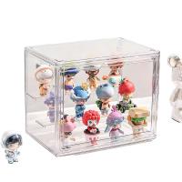 China Custom Household Perfume Cosmetic Storage Box Transparent Display Shelf Desktop Skin Care Product Storage Box for sale