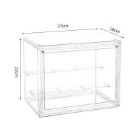 China Custom Household Perfume Cosmetic Storage Box Transparent Display Shelf Desktop Skin Care Product Storage Box for sale