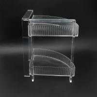 China High Quality Light Weight Kitchen Acrylic Rack for Cosmetic Storage Bathroom Desktop Perfume Skin Care Dressing Table for sale