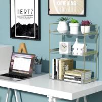 China New Design Light Luxury Detachable Three-Tier Acrylic Storage Rack for Desktop Sundries Bathroom Cosmetics for sale