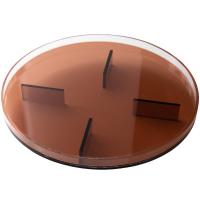 China Modern Nordic Acrylic Round Tray Creative Home Living Room Coffee Table Cup Tray Storage Multifunctional Injection Design for sale