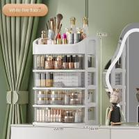 China Lightweight Cosmetic and Skin Care Product Storage Box Transparent Desktop Storage Box for sale
