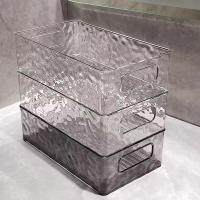 China Factory Wholesale Transparent Acrylic Cosmetics Organizing Desktop Rectangle Storage Box for Home Use for sale