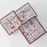 China Wholesale Modern Acrylic Powder Pen Holder High  Injection Rectangle Splicing Powder Plate Hot Bending Cutting for sale
