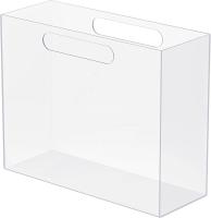 China Transparent Acrylic Single-Tier File Rack Storage Box Office Organizer Book Toys Miscellaneous Files Toys Miscellaneous Manager for sale
