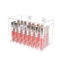 China Countertop Clear Cosmetic Storage Organizer Stackable Skin Care Cosmetic Display Case Acrylic Makeup Organizer with Drawers for sale