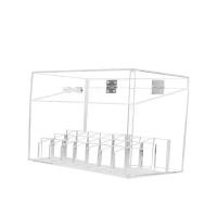 China Countertop Clear Cosmetic Storage Organizer Stackable Skin Care Cosmetic Display Case Acrylic Makeup Organizer with Drawers for sale