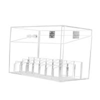 China Countertop Clear Cosmetic Storage Organizer Stackable Skin Care Cosmetic Display Case Acrylic Makeup Organizer with Drawers for sale