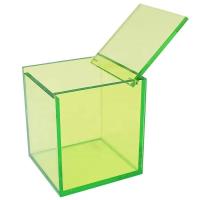 China Customizable Wholesale Price Flip Cover Muti-Color Acrylic Storage Organizer Box for sale