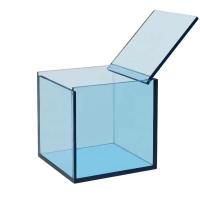 China Factory Direct Sale High Quality Customizable Modern Style Custom Clear Acrylic Storage Box with Lid for sale