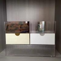 China Free Sample Injection Molded Plastic Dresser Top Organizer for Vanity Table Bathroom Counter Display Case for sale