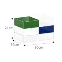 China Free Sample Injection Molded Plastic Dresser Top Organizer for Vanity Table Bathroom Counter Display Case for sale