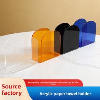 China High Transparency Tissue Box High-End Creative U-Shaped Square Towel Napkin Storage Rack for Restaurant Coffee Shop for sale