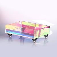 China Modern Acrylic Rolling Bar Cart End Table Foldable Functional Design Home Kitchen Wardrobe Bathroom Stainless Steel-for Food Use for sale