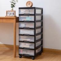 China High Quality Plastic Multi Layer Collating Drawer Storage Box Minimalist Living Room Floor Storage for A4 Paper for sale