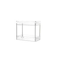 China Trolley Storage Rack Transparent Multi-floor Movable Living Room Kitchen Household Bathroom Debris Storage Rack for sale