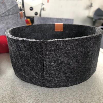 China Wholesale Felt Storage Basket Jewelry Key Box Desktop Snacks Sundry Small Storage Box Grow Bag for sale