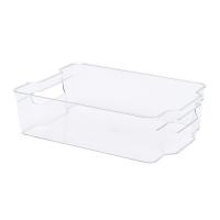 China Acrylic Transparent Refrigerator Vegetable Cosmetics Snack Sundries Storage Box Food Grade Frozen Display Box Storage Box for sale