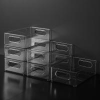 China Refrigerator Organizer Plastic Kitchen Drawer Organizer Frozen Food Grade PET sealed Large Capacity Transparent Crisper for sale