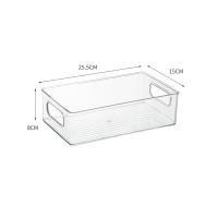 China Refrigerator Organizer Plastic Kitchen Drawer Organizer Frozen Food Grade PET sealed Large Capacity Transparent Crisper for sale