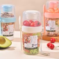 China Factory Wholesale High Quality Transparent Salad Cup Large Capacity Plastic Food Storage Cup for sale