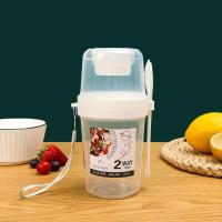 China Factory Wholesale High Quality Transparent Salad Cup Large Capacity Plastic Food Storage Cup for sale