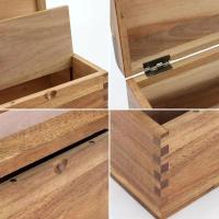 China Hanging Wooden Kitchen Food Storage Bag Organizer Storage Box Garbage Bag Storage Box for sale