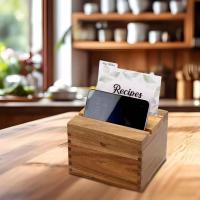 China Hanging Wooden Kitchen Food Storage Bag Organizer Storage Box Garbage Bag Storage Box for sale