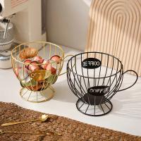 China Hot Selling Factory Custom Nordic Minimalist Style Luxury Coffee Storage Metal Rack for sale