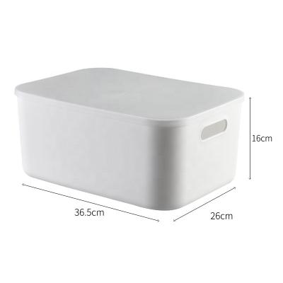 China Factory Wholesale Rectangle Plastic Organize Box for Underwear Lipstick Eyebrow Pencil Storage Kitchen Bedroom for sale