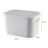 China Factory Wholesale Rectangle Plastic Organize Box for Underwear Lipstick Eyebrow Pencil Storage Kitchen Bedroom for sale
